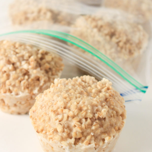 Freezer Oatmeal Cups - Make Ahead Breakfast Idea - Savor + Savvy