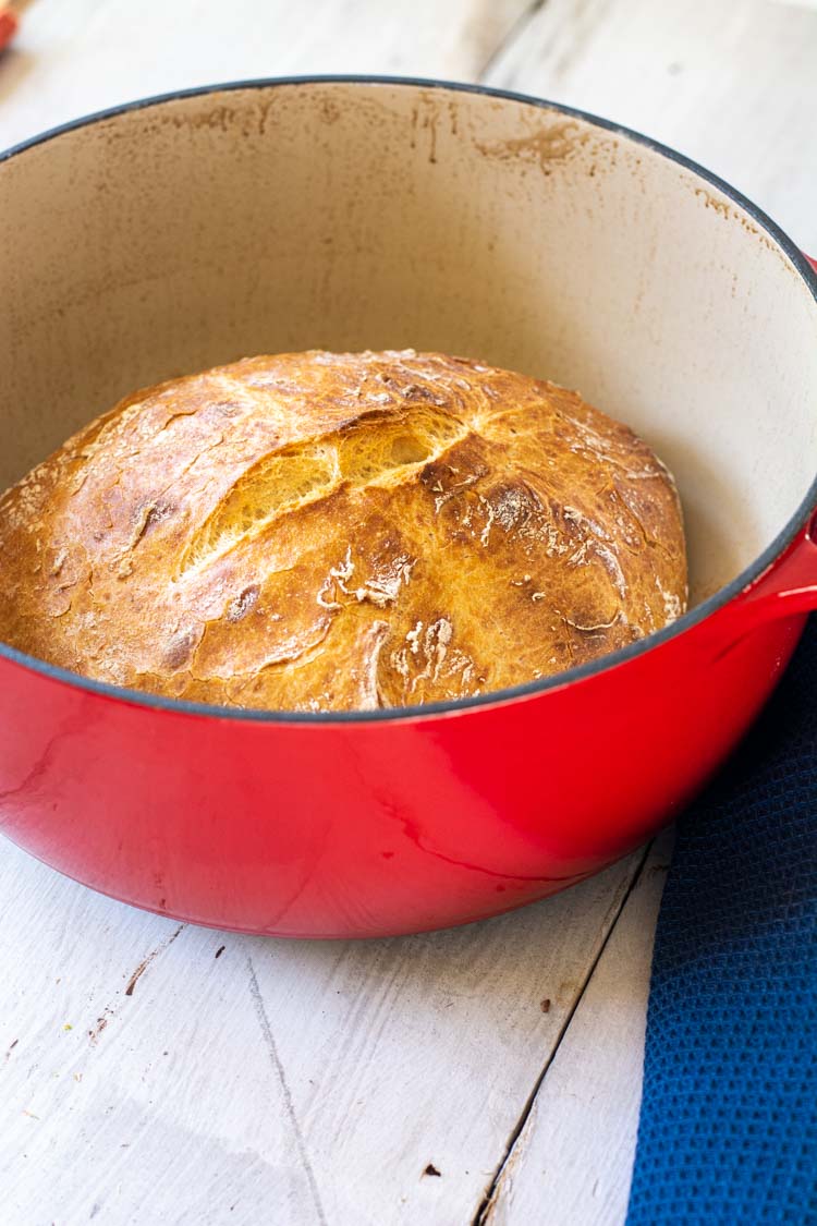 Easy Dutch Oven Bread | Cast Iron |Savor + Savvy