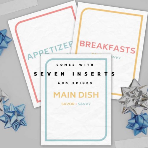 FREE Printable Binder Covers to Organize Your Life - Savor + Savvy