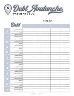 10 Ways to Attack the Debt Avalanche Printable- Savor + Savvy