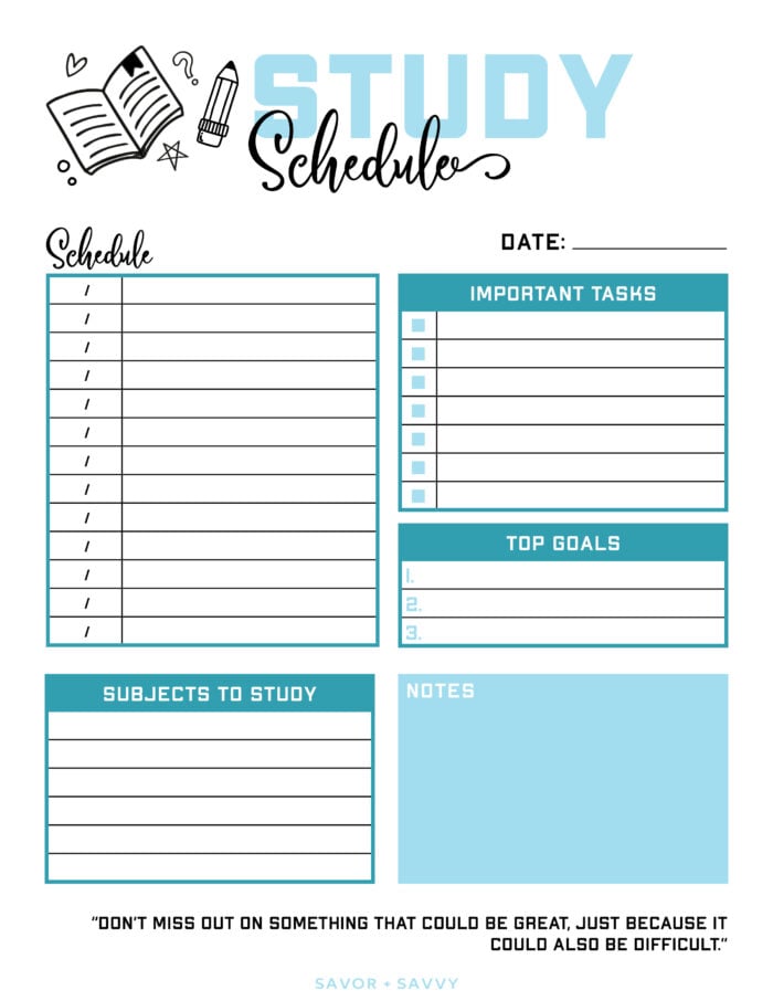 Printable Distance Learning Binder & Tips For Success - Savor + Savvy
