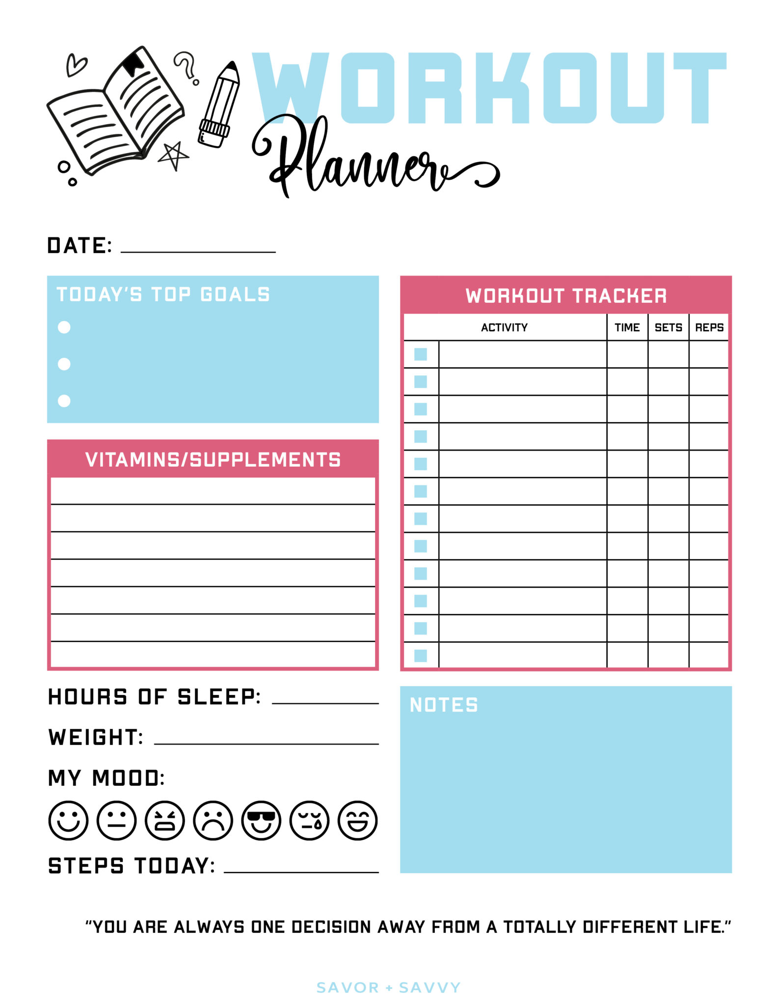 Printable Distance Learning Binder & Tips For Success - Savor + Savvy