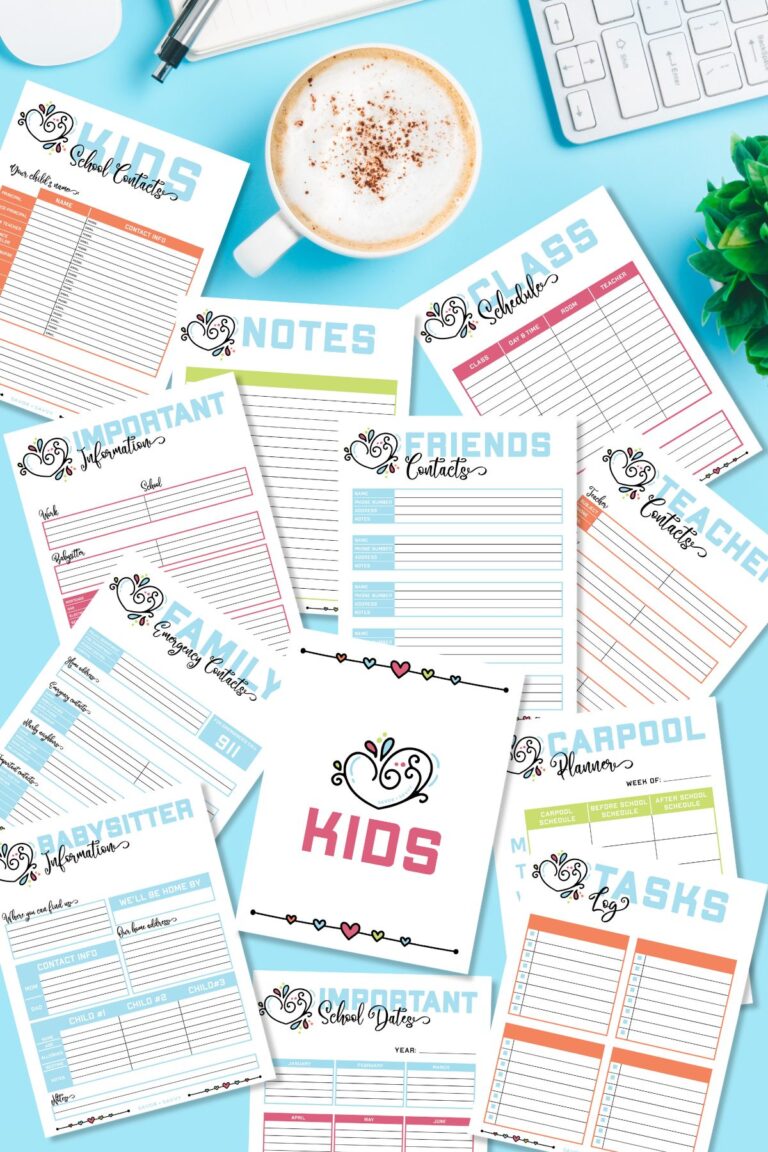Mom Binder - Printables to Keep You Organized - Savor + Savvy