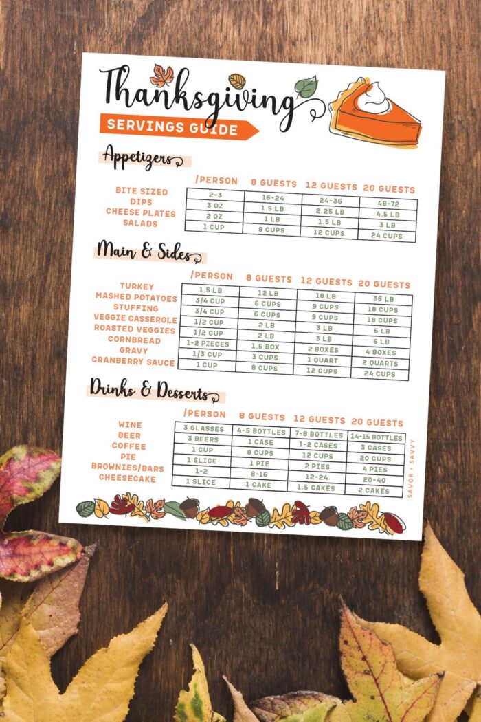 Free Printable Thanksgiving Planner 10 Pages - Savor + Savvy