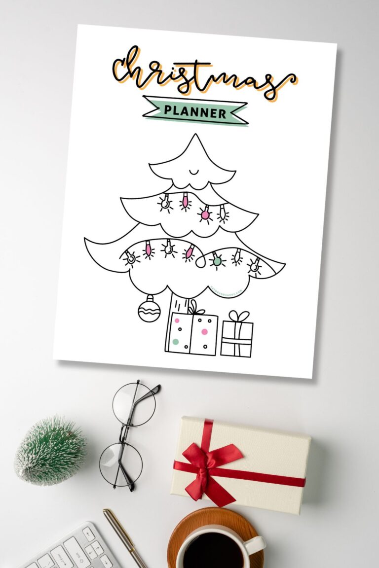 Free Printable Christmas Planner Binder - Savor + Savvy