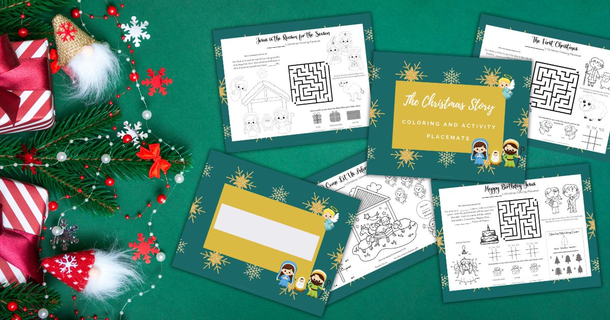 Free Printable Christmas Story Activity Sheets - Savor + Savvy