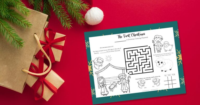 Free Printable Christmas Story Activity Sheets - Savor + Savvy