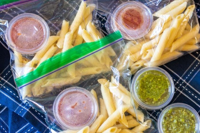 Freezer Pasta Meals: $0.24 Microwavable Pasta Lunches - Savor + Savvy