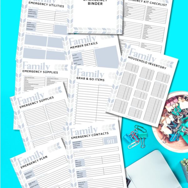 FREE Printable Binder Covers to Organize Your Life - Savor + Savvy