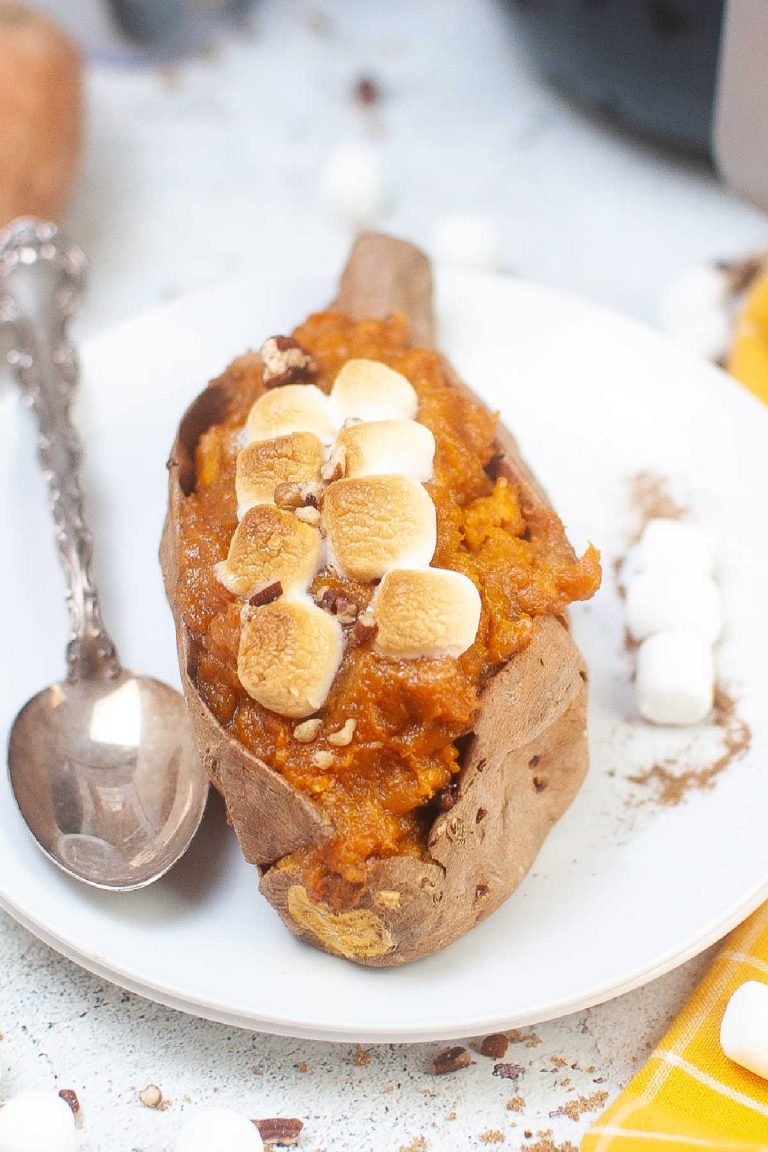 Air Fryer Sweet Potato - Savor + Savvy
