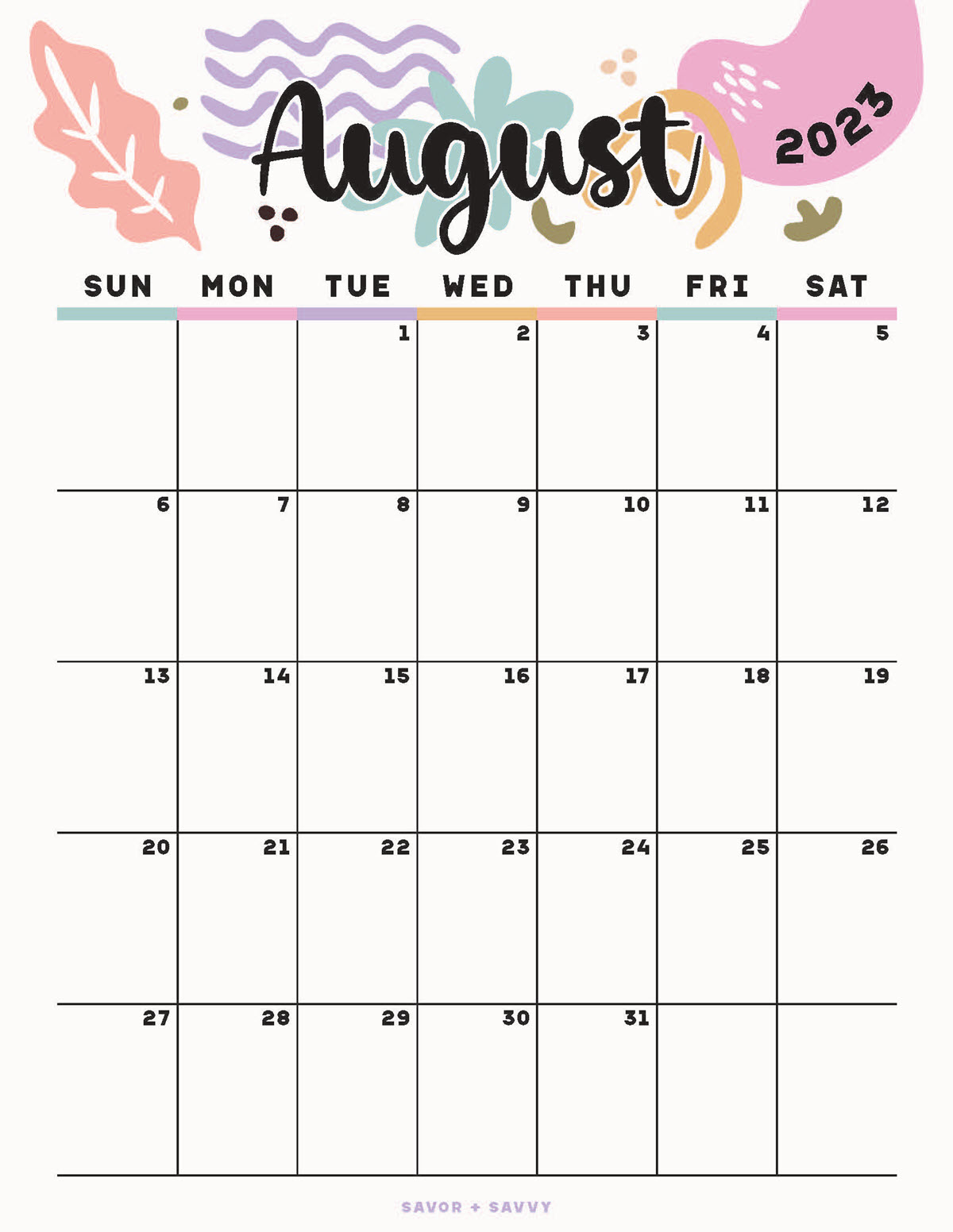Printable August 2023 Calendar Template Print Now 59 OFF Printable August 2023 Calendar Template Print Now 59 OFF