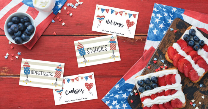 4th of July Party Decor Printables: Free Printables - Savor + Savvy