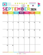 September 2024 Calendar Templates – 14 Free Printables - Savor + Savvy