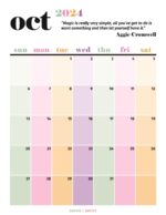 October 2024 Calendar Templates – 14 Free Printables - Savor + Savvy