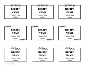 Free Printable & Editable Canning Labels - Savor + Savvy