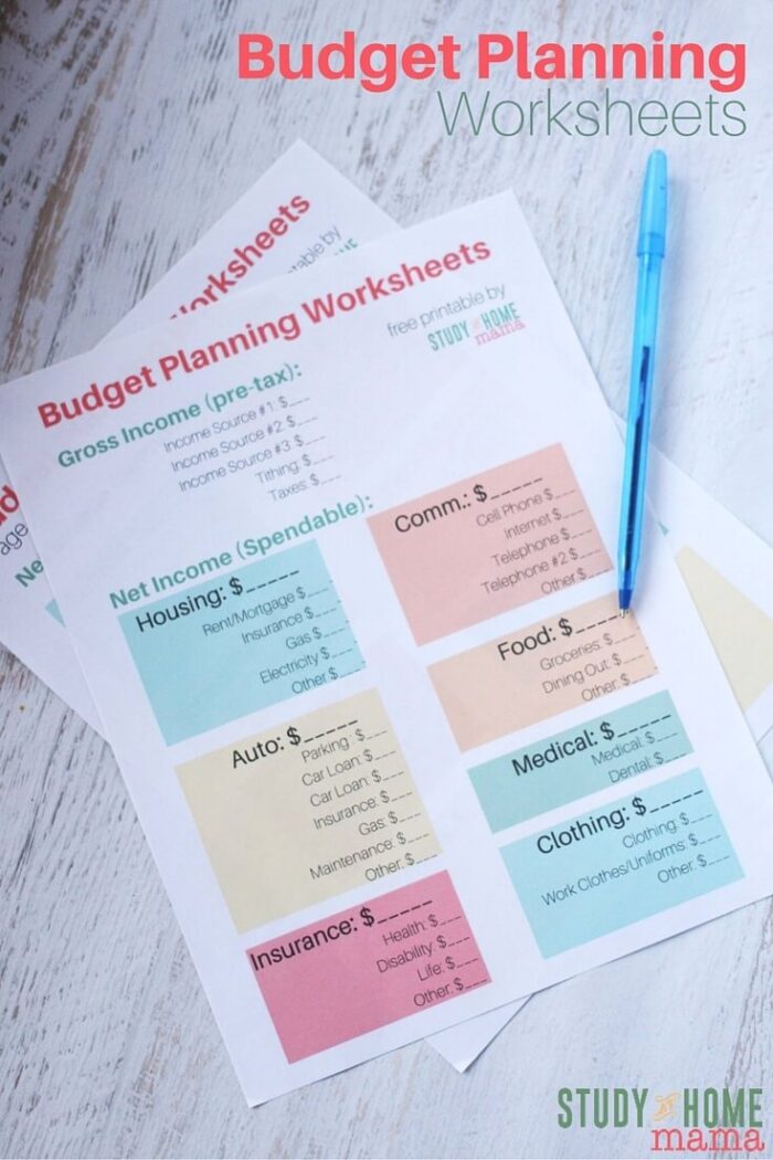 20 Free Budget Printables to Help Your Home Finances - Savor + Savvy