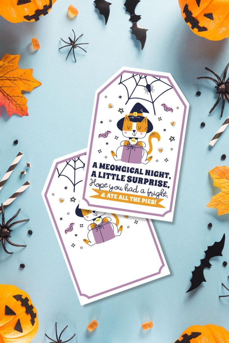 Free Printable Halloween Gift Tags - Savor + Savvy