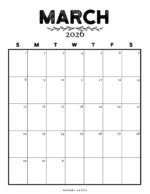 March 2026 Calendar Templates - 14 Free Printables - Savor + Savvy