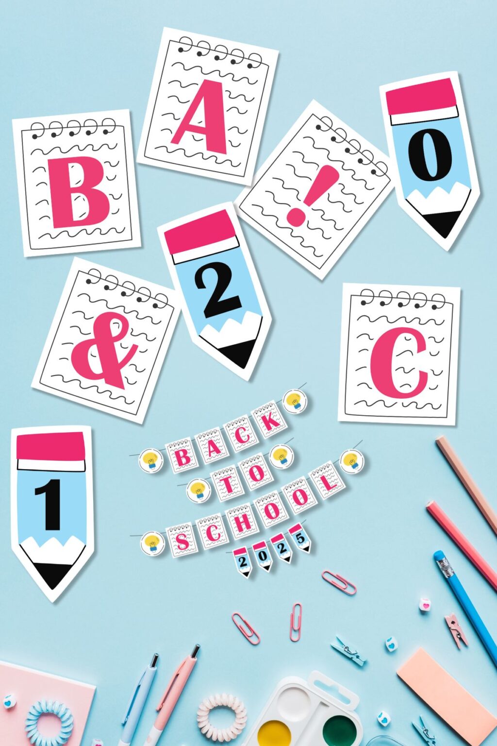 Free Printable Back To School Banner - Savor + Savvy