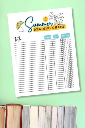 Free Printable Summer Reading Chart & Tracker - Savor + Savvy